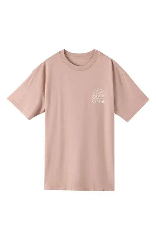 O'Neill Horizon Oversized T-shirt - Deauville Mauve