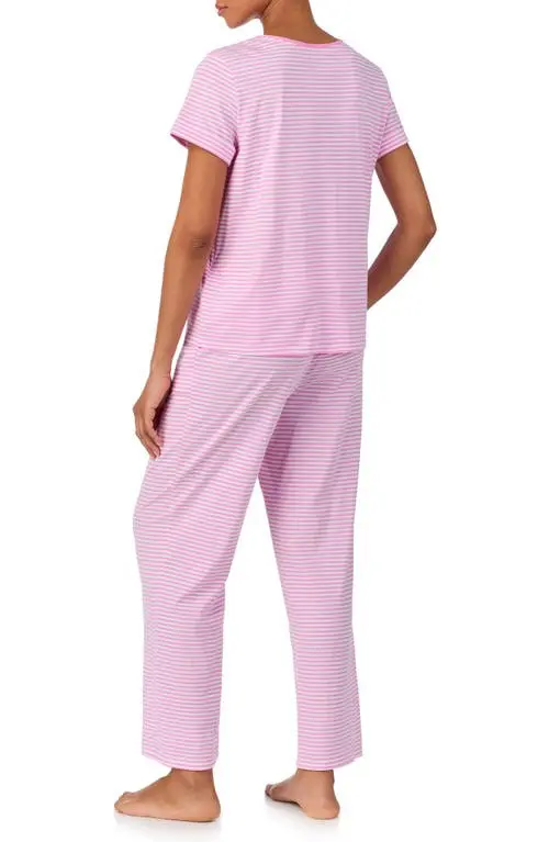 Ralph Lauren Long Pajamas - Pink Stripe