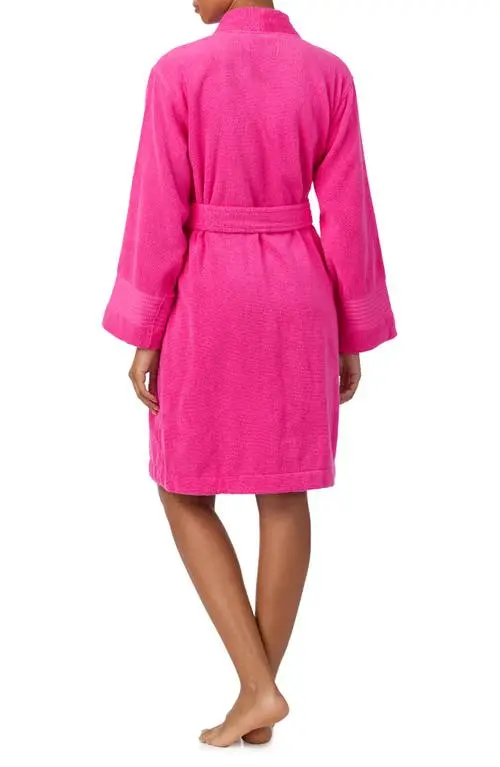 Ralph Lauren Greenwich Cotton Terry Robe - Hot Pink