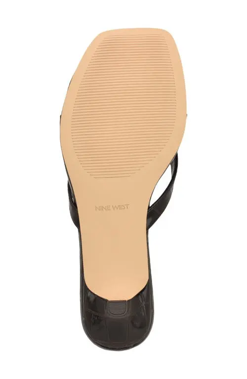 Nine West Cassa Sandal - Dark Brown