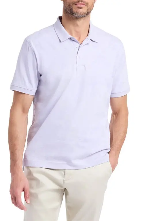 Robert Graham Linford Cotton Polo - Lilac
