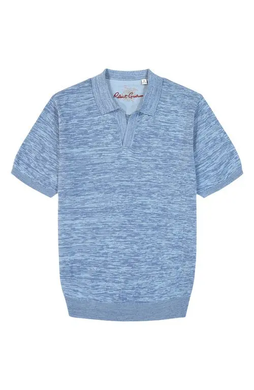 Robert Graham Raydon Johnny Collar Space Dye Sweater Polo