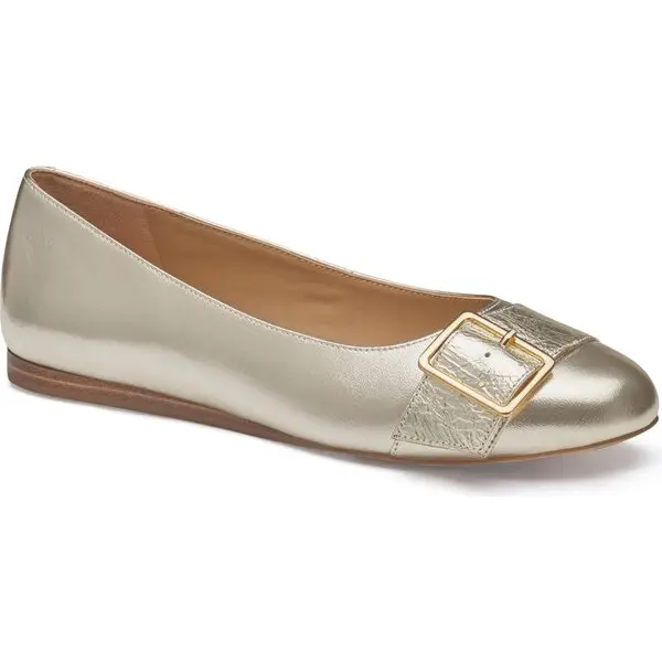 Johnston & Murphy Claire Belted Flat