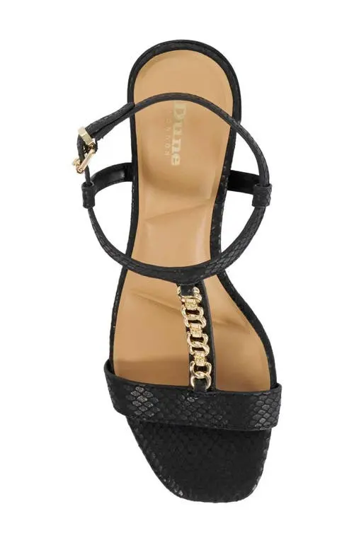 Dune London Josina Ankle Strap Sandal - Black