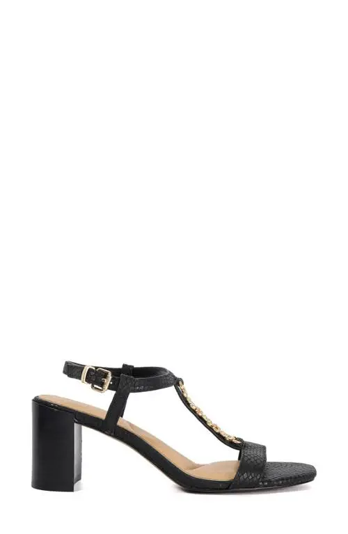 Dune London Josina Ankle Strap Sandal - Black