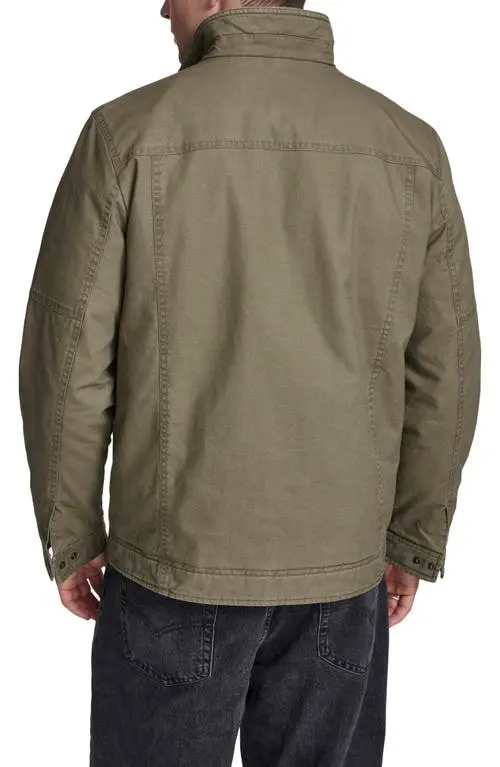 LEVI'S Slub Cotton Military Jacket - Olive Tree