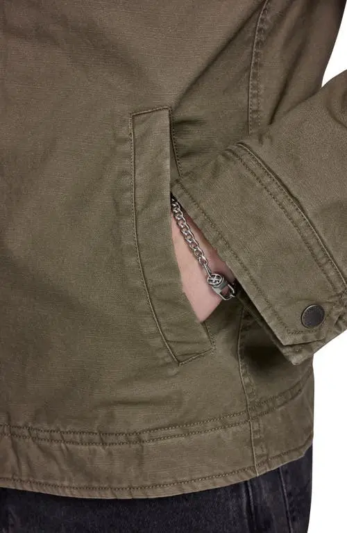LEVI'S Slub Cotton Military Jacket - Olive Tree