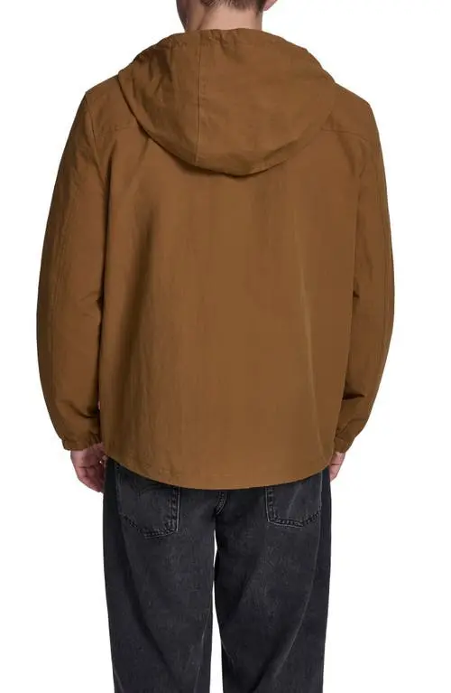 LEVI'S Water-resistant Hooded Jacket - Worker Brown