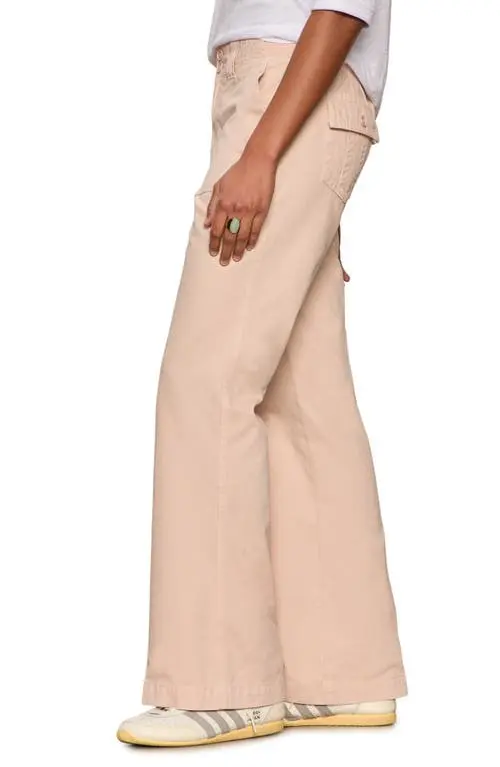 Sanctuary Bootleg Cotton Pants - Rose Pink Tea