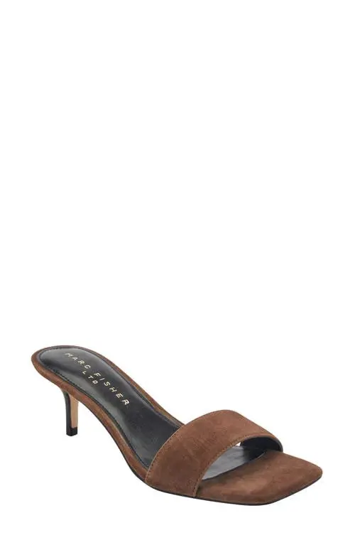 Marc Fisher Sidnee Sandal - Dark Brown