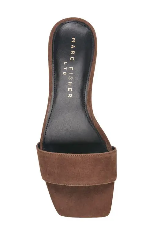 Marc Fisher Sidnee Sandal - Dark Brown
