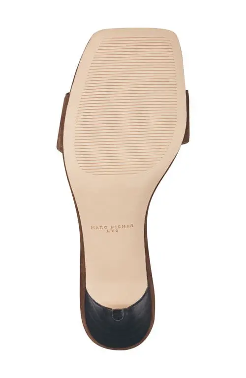 Marc Fisher Sidnee Sandal - Dark Brown