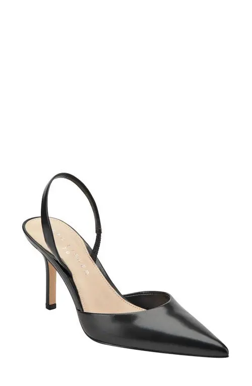 Marc Fisher Noland Leather Pumps - Black