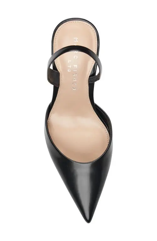 Marc Fisher Noland Leather Pumps - Black