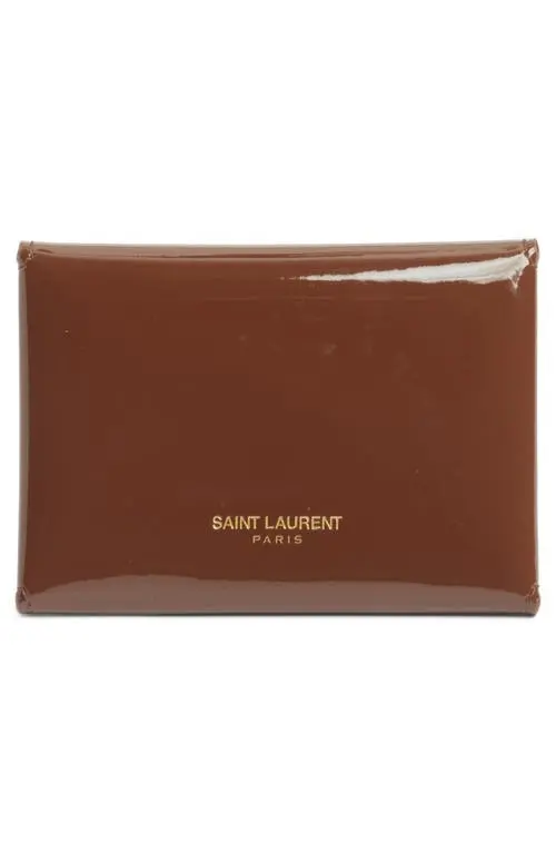 Saint Laurent Patent Leather Card Case