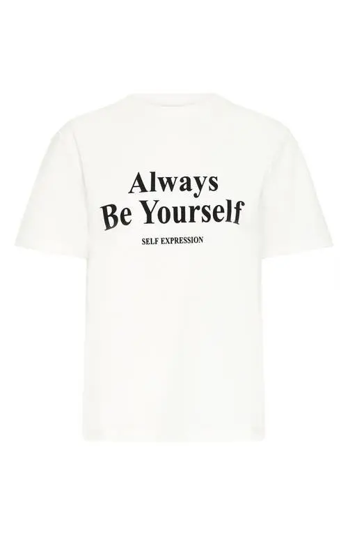 ICHI Ichii Ihrubby Be Yourself Graphic T-shirt