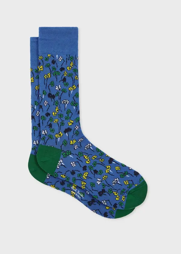 Paul Smith Floral Patterned Socks