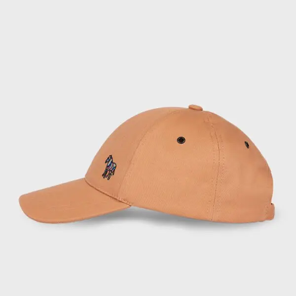 Paul Smith Baseball Cap With Zebra Logo - Brown