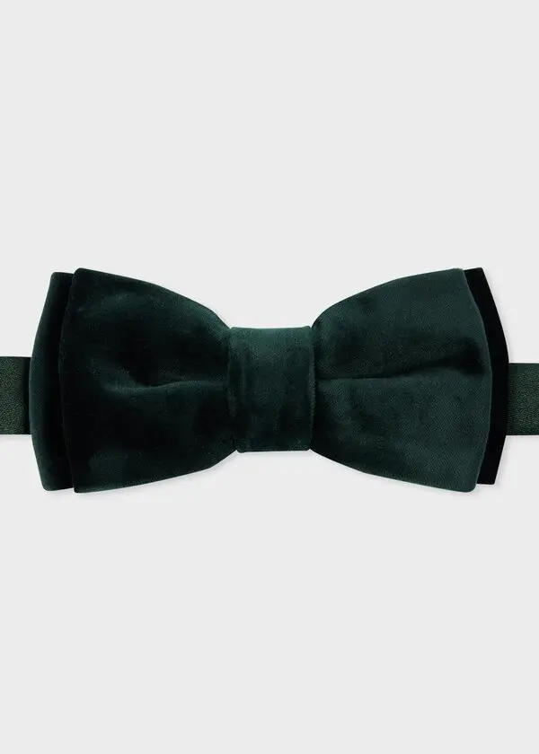 Paul Smith Velvet Bow Tie - Green