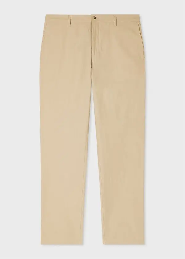 Paul Smith Sand Cotton Poplin Chinos