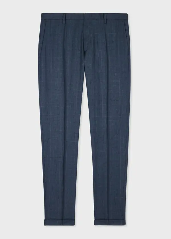 Paul Smith Slim-fit Check Wool Trousers