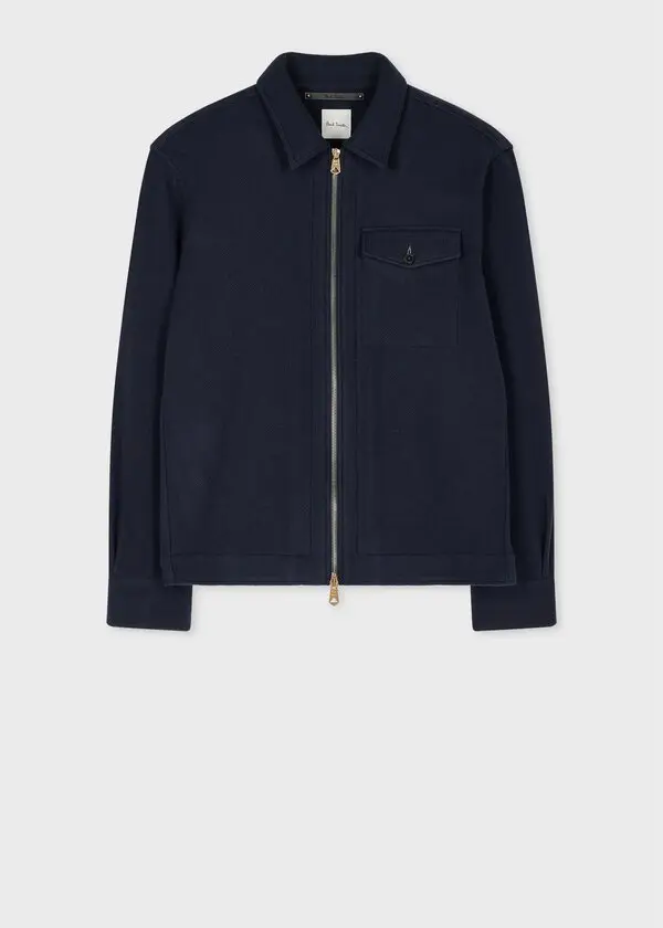 Paul Smith Wool Zip-up Jacket