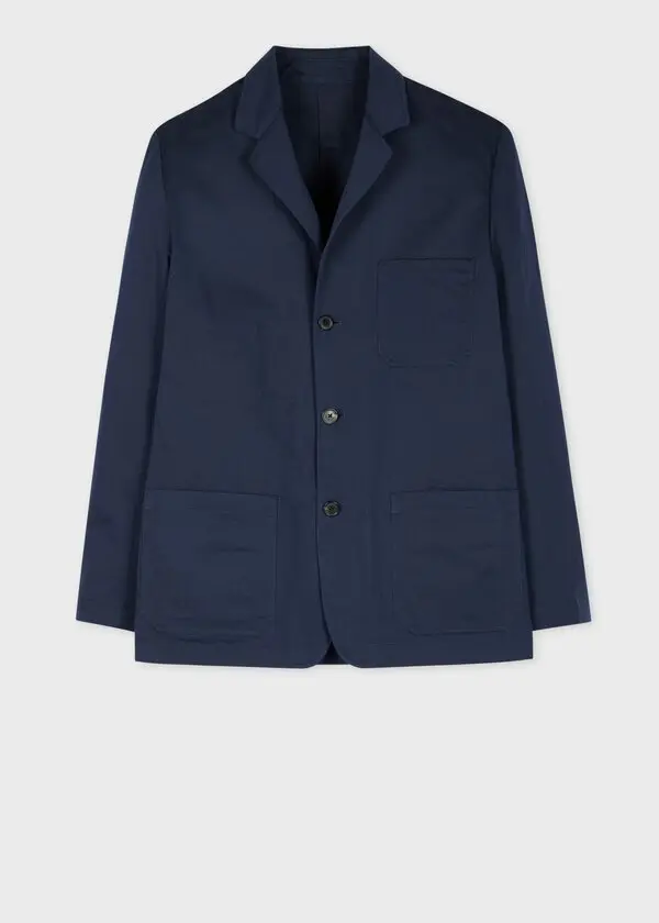 Paul Smith Cotton-linen Twill Work Jacket