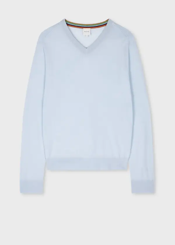 Paul Smith Merino Wool V-neck Sweater
