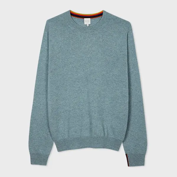 Paul Smith Cashmere Crew Neck Sweater - Blue