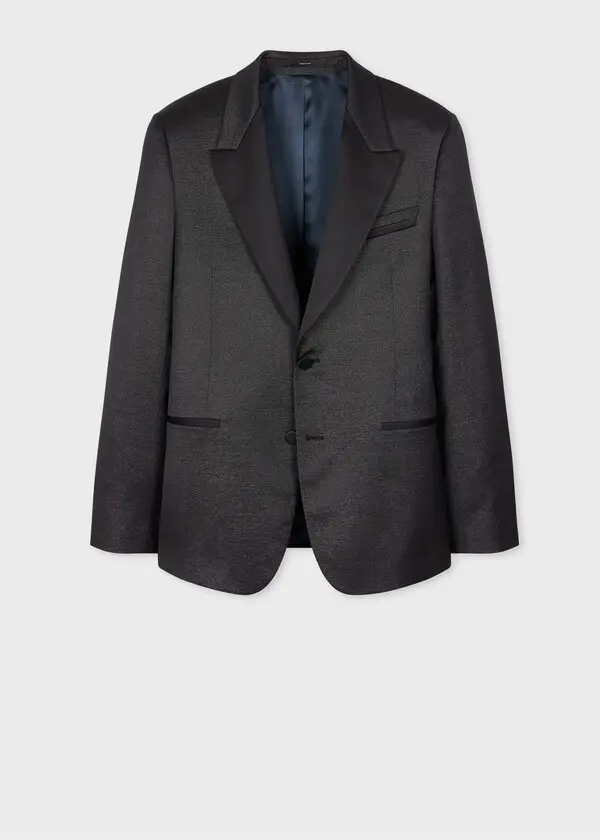Paul Smith Tailored-fit Glitter Wool-blend Evening Blazer