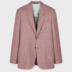 Paul Smith Check Wool Buggy Lined Blazer