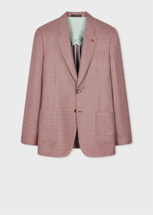 Paul Smith Check Wool Buggy Lined Blazer