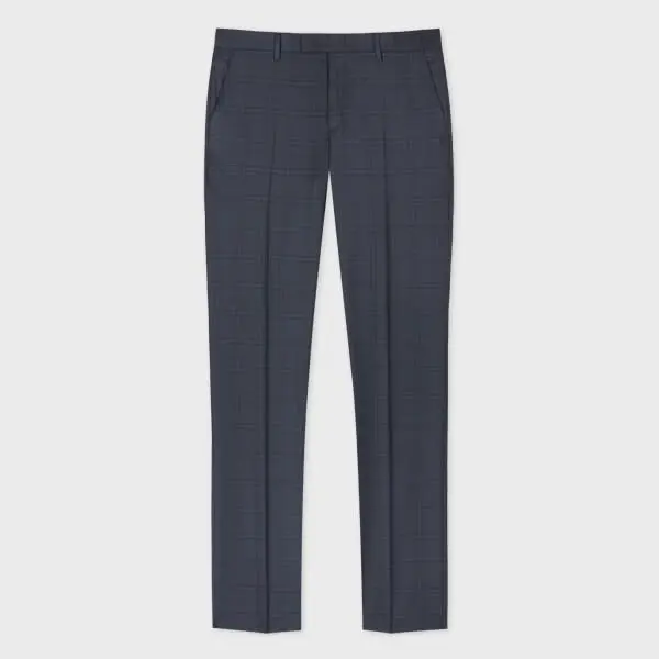 Paul Smith Tapered-fit Check Wool Trousers