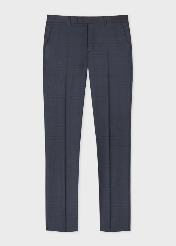 Paul Smith Tapered-fit Check Wool Trousers