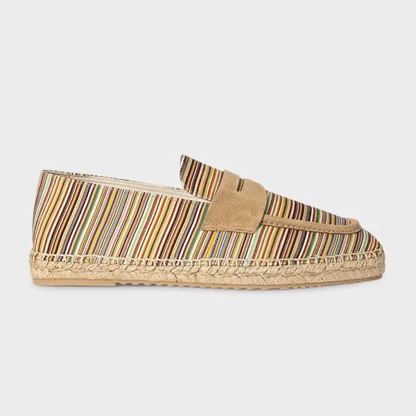 Paul Smith Signature Stripe Alvarez Espadrilles - Multicolour