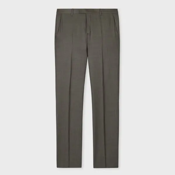 Paul Smith Melange Check Wool Trousers