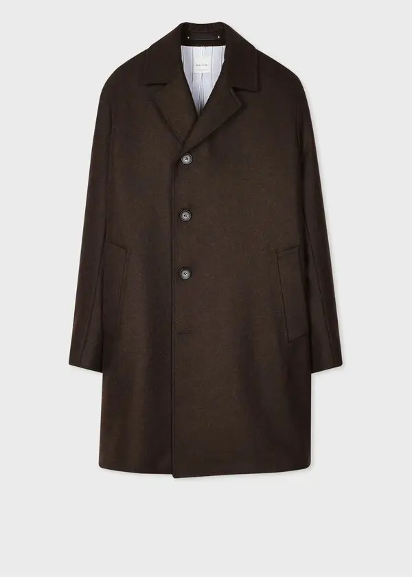 Paul Smith Melton Wool Overcoat