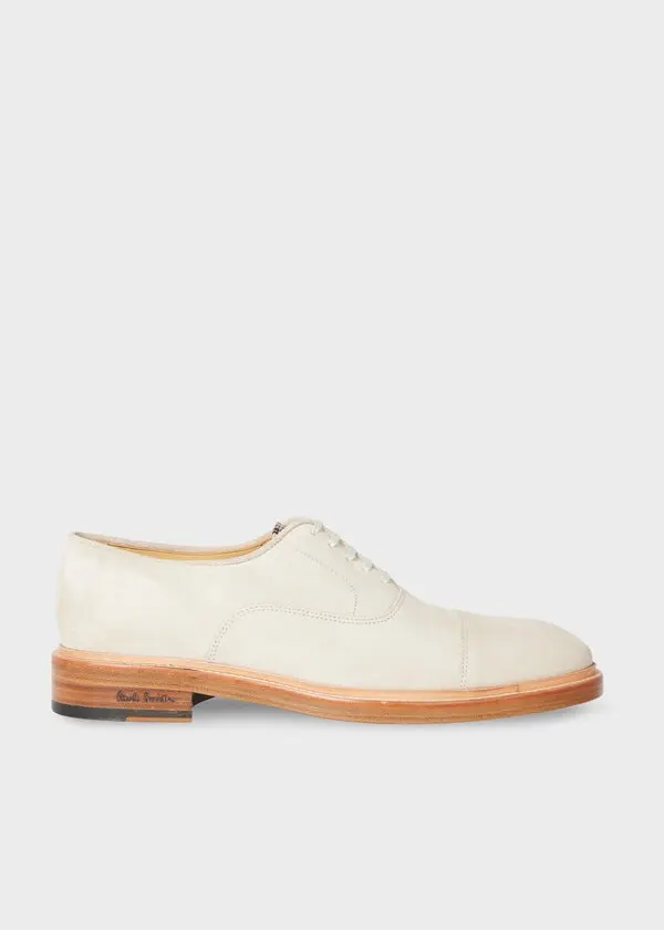 Paul Smith Ecru Suede Balthazar Shoes