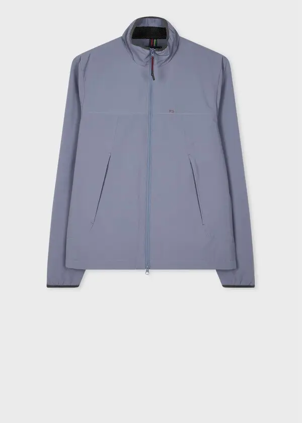 Paul Smith Steel Recycled Polyester Windbreaker Jacket
