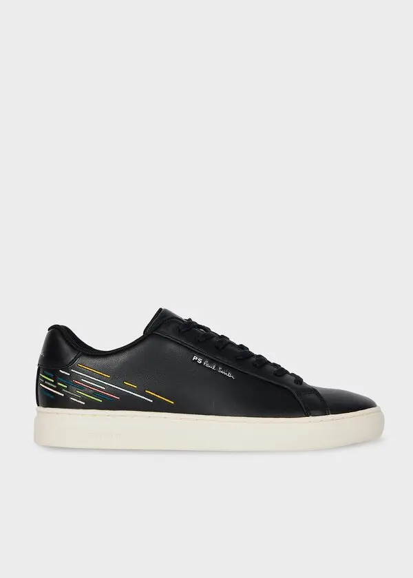 Paul Smith Leather 'rex' Embroidery Sneakers