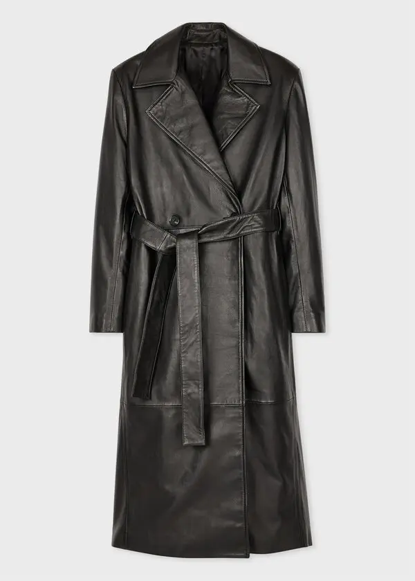 Paul Smith Leather Trench Coat