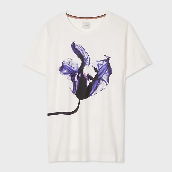 Paul Smith Solar Gram Flower Stem T-shirt - White