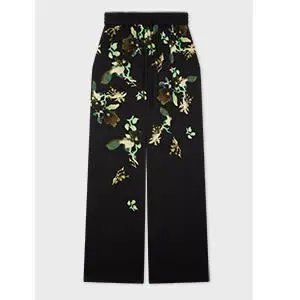 Paul Smith Lens Blur Botanical Drawstring Trousers