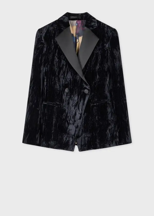 Paul Smith Velvet Double-breasted Evening Blazer