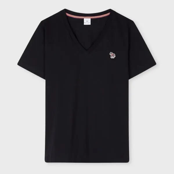 Paul Smith V-neck Zebra T-shirt