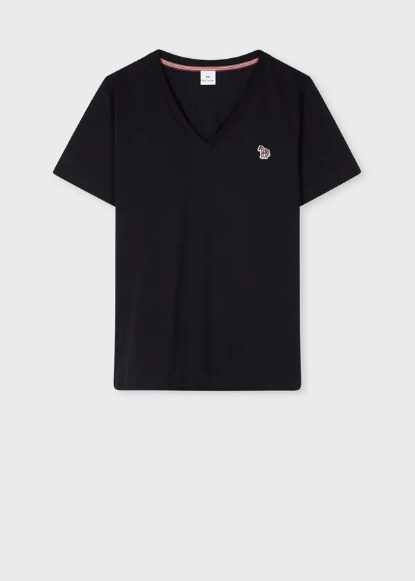Paul Smith V-neck Zebra T-shirt