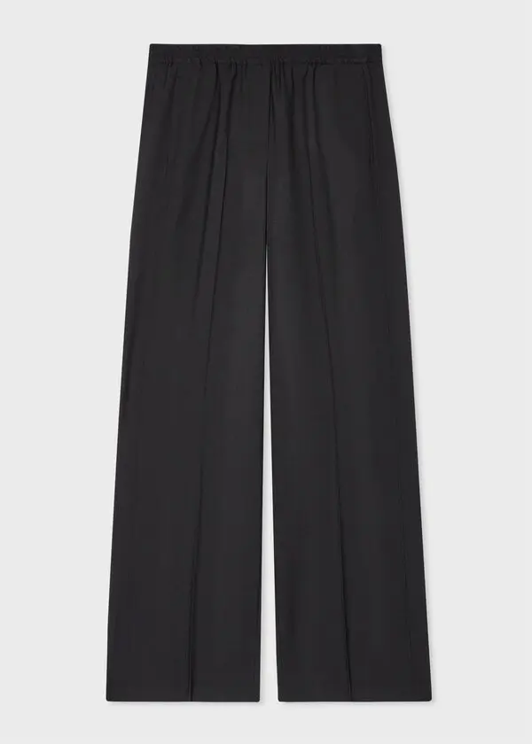 Paul Smith Wool Wide-leg Trousers
