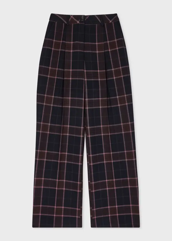 Paul Smith Bonded Tartan Trousers