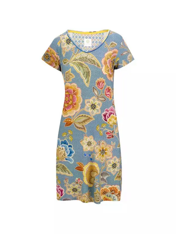 PIP STUDIO Djoy Short-sleeve Nightdress - Blue