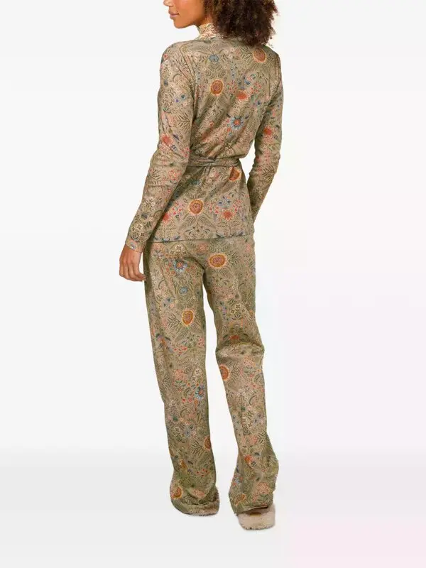 PIP STUDIO Floral Tie-fastening Cardigan